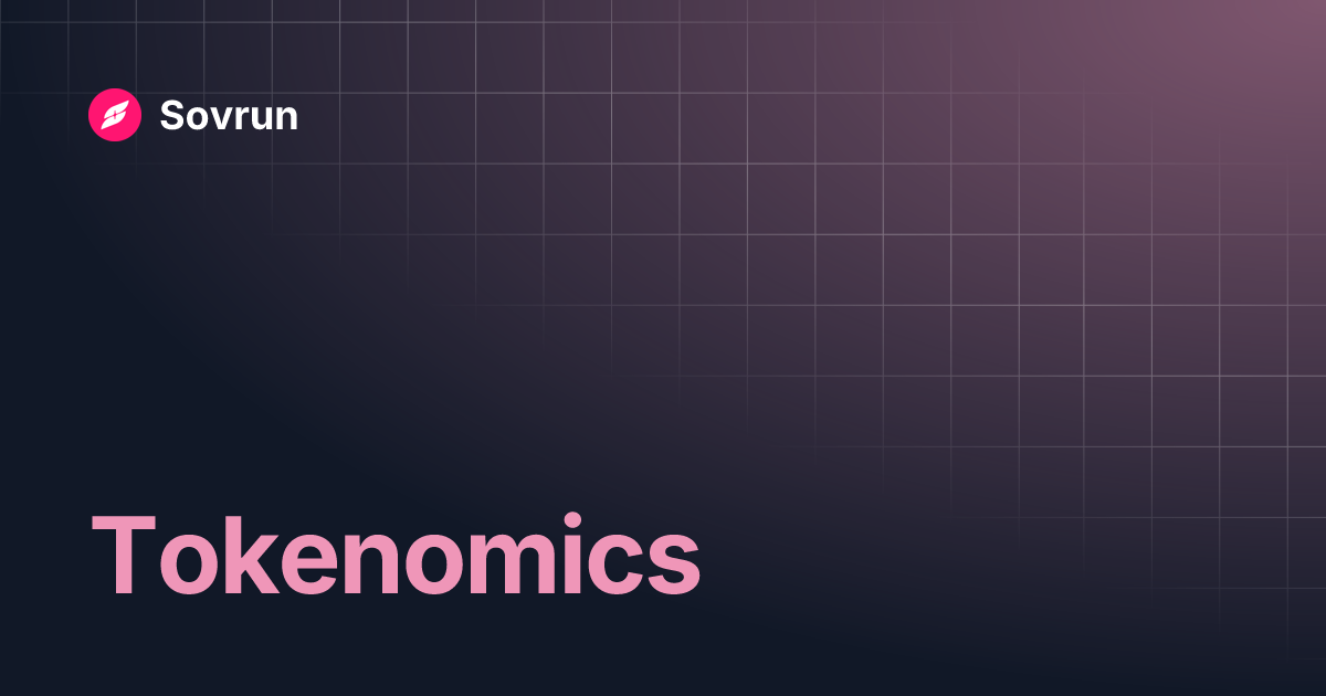 Tokenomics | Sovrun